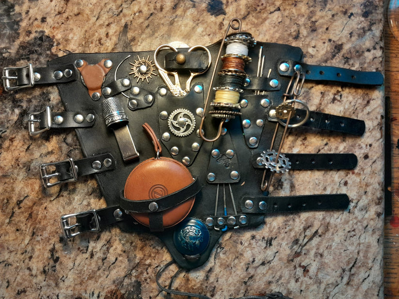 The Steamstress Tool Kit Wrist Bracer / Gauntlet Cuff. For seamstress ...