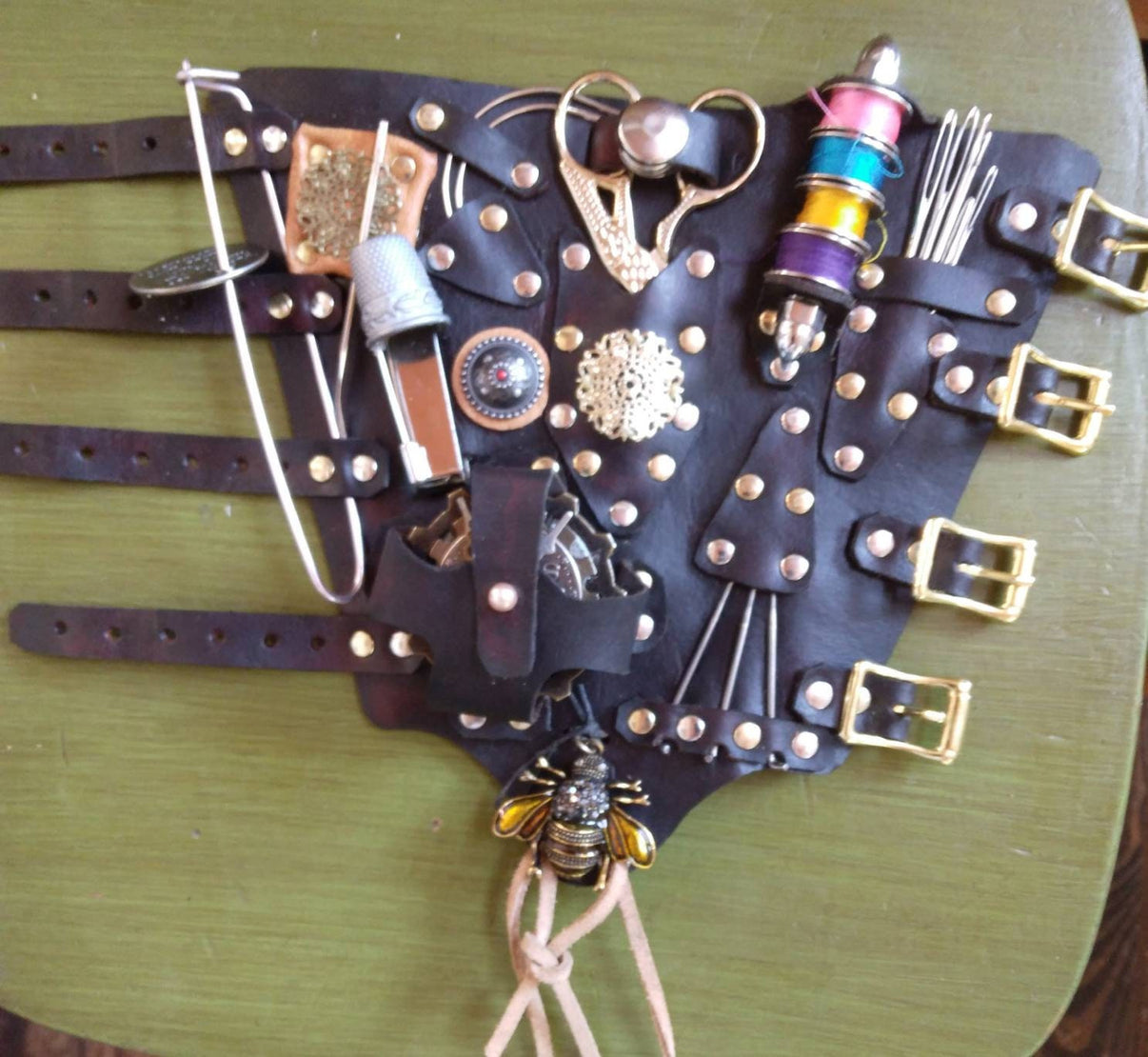 The Steamstress Tool Kit Wrist Bracer / Gauntlet Cuff. For seamstress ...